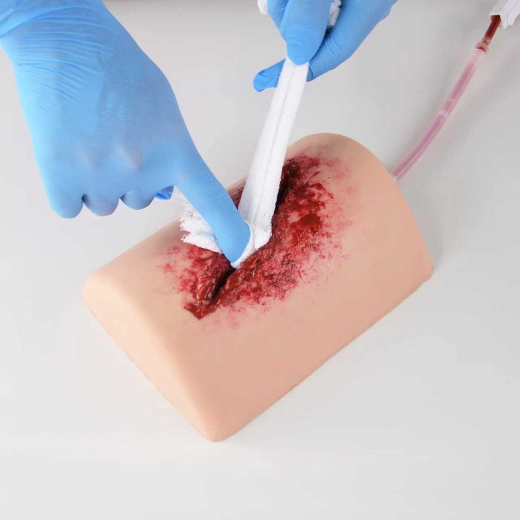 Leg Laceration Wound Packing Training Kit - MEDTACEDU