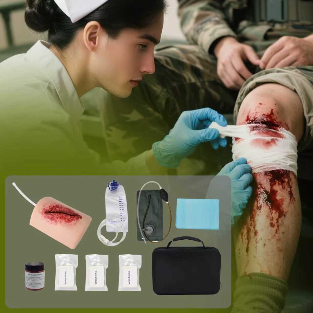 Leg Laceration Wound Packing Training Kit - MEDTACEDU