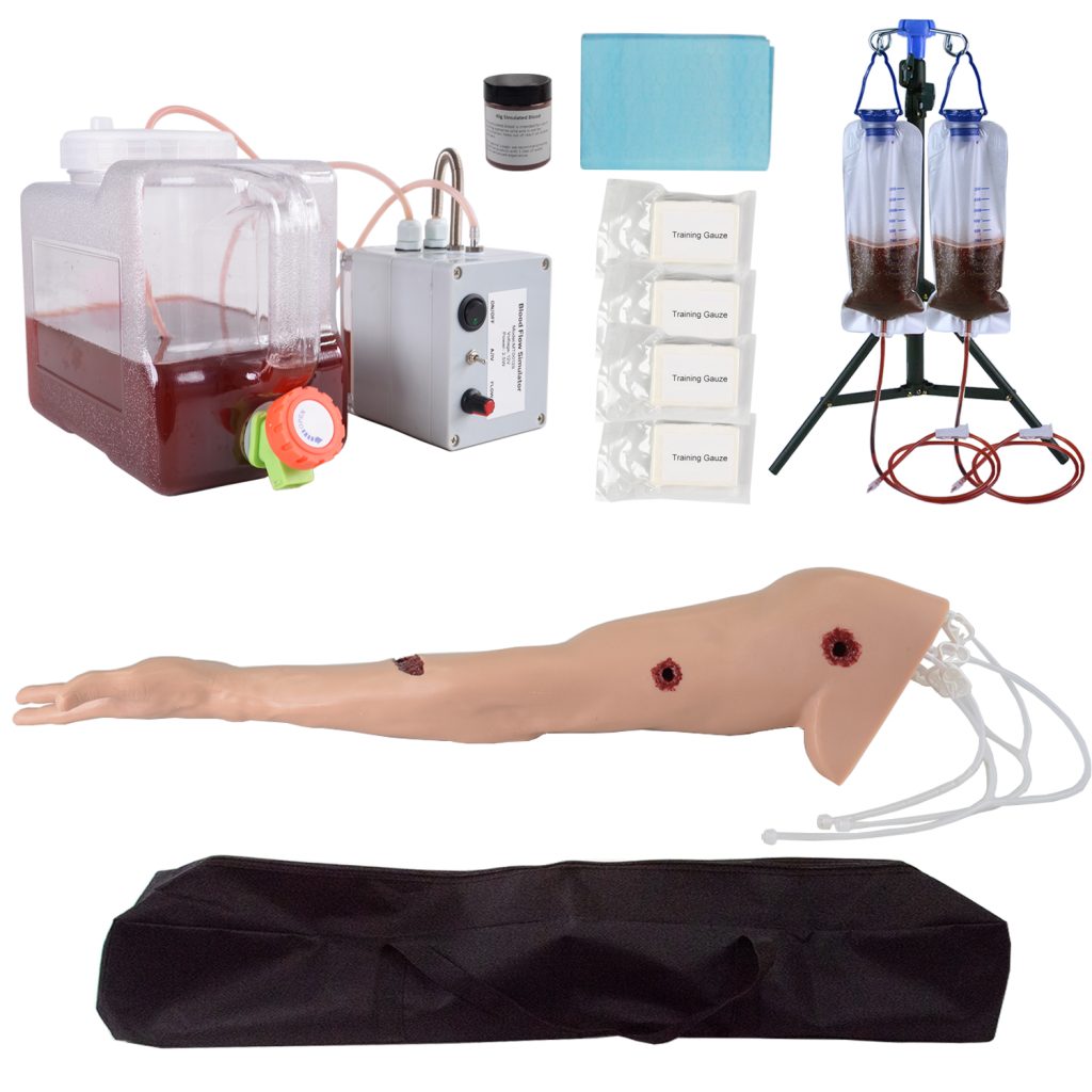 Hemorrhage Control Arm Simulator with Electric Pump